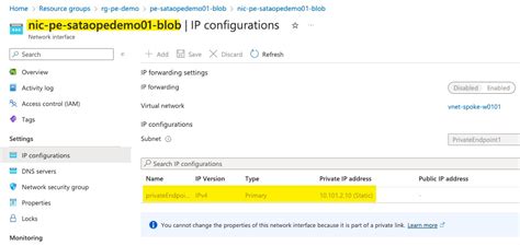 Azure Private Endpoints With Static Ip Addresses Managing Cloud And Datacenter By Tao Yang