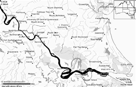 The Fitzroy River Central Queensland Australia Download Scientific Diagram