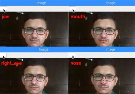 Raspberry Pi Opencv Facial Landmark Detection Eyes Nose Jaw Mouth Etc Using Python
