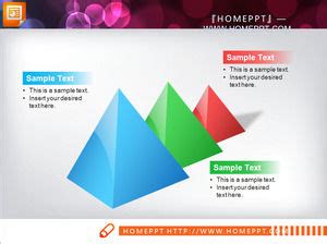 Crystal Geometry Pyramid Level Relationship PPT Chart PowerPoint Templates Free Download
