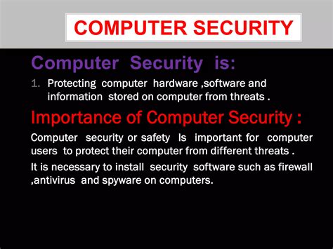 Hacker Cracker Cybercrime Computer Security Ppt