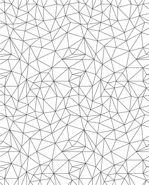 Seamless Polygonal Pattern Background Sides Gray Graphic Background