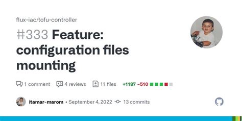 Itamar Marom On Linkedin Feature Configuration Files Mounting By Itamar Marom · Pull Request 333