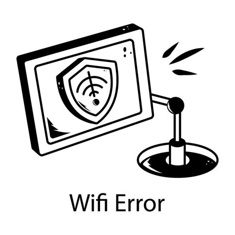 Trendy Wifi Error 46335541 Vector Art At Vecteezy