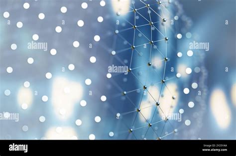 Network And Data Net System Abstract Background Structure And Connection For Tech And Big Data