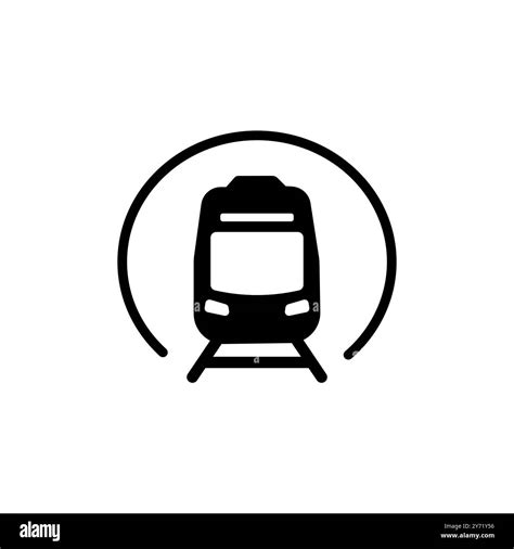 Subway Icon In Flat Style Train Subway Vector Illustration On White Isolated Background