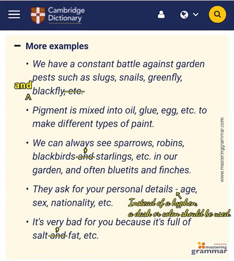 How To Use Etc Correctly A Simple Guide Mastering Grammar