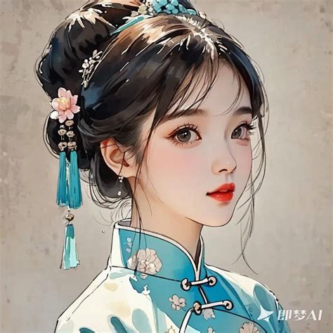 旗袍 1244 花瓣网