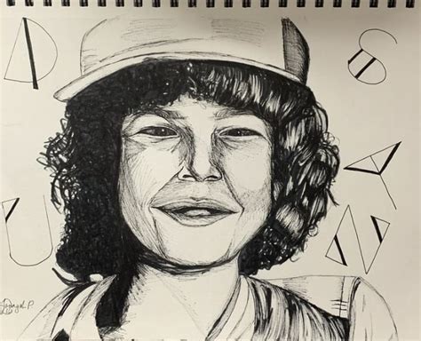Dustin From Stranger Things Pen Art Art Artist