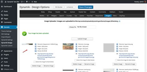 How To Add A Full Width Background Banner Image Below Header In Dynamik