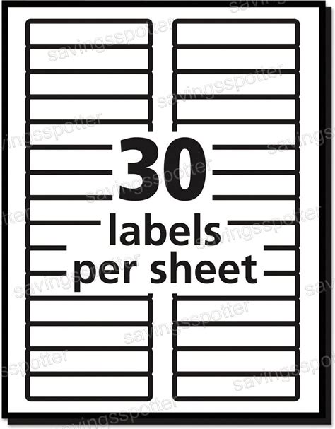 Avery Trueblock File Folder Labels 1 3 Red Permanent Laser Inkjet 600Pk