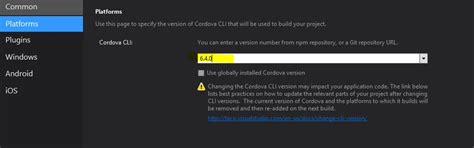 Nodejs Microsoft Taco Update Cordova Cli Stack Overflow