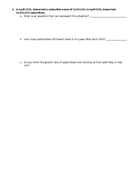 Exponential And Logarithmic Word Problems By Joelle Saute TPT