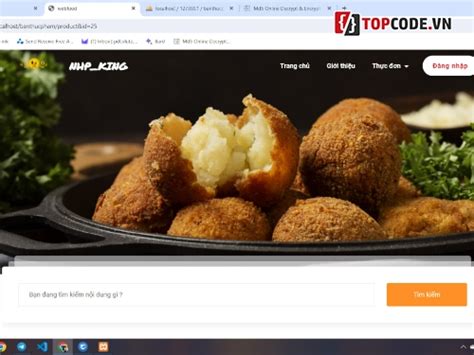 Full Source Code Website Quản Lý Cửa Hàng Bán Thức ăn Bằng Php Và Mysql Boostrap Mô Hình Mvc
