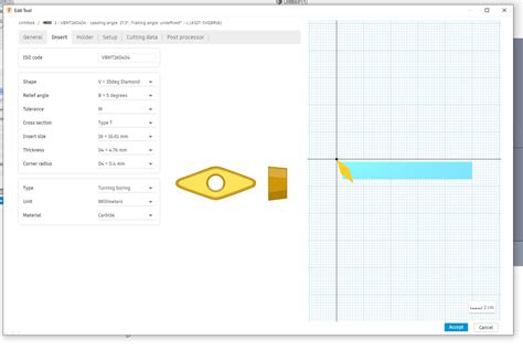 turning tool library dimension proportion issues autodesk community