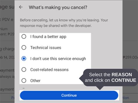 How To Cancel Plan Subscription Using The Nex App