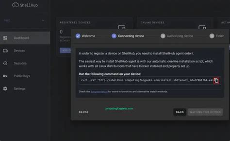 Configure Centralized Ssh For Linux Systems Using Shellhub
