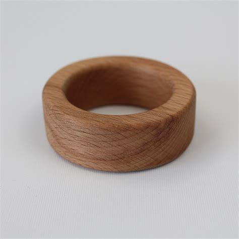 Wooden Napkin Ring Boho Napkin Ring Naturel Wooden Napkin Etsy