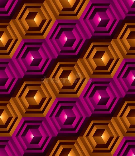 Colorful Abstract Textured Geometric Seamless Pattern Vector Stock