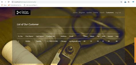 Tailor Shop Management Project In Php Cppbuzz