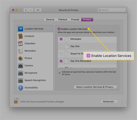 Allow Or Deny Access To Your Physical Location Settings