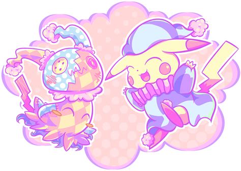 Pikachu And Mimikyu Pokemon Drawn By Berryverrine Danbooru