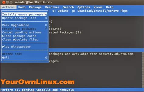 Aptitude Package Management In Debian Based Operating Systems ~ Your