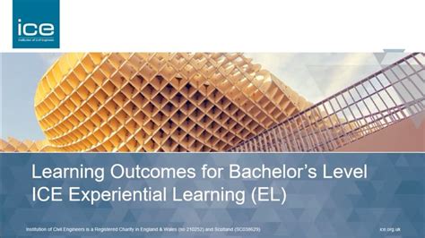 Experiential Learning Ice Support For Engineers Institution Of