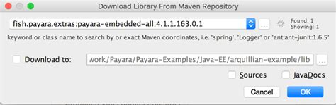 Using Payara Embedded As An Arquillian Container Inside Intellij Idea