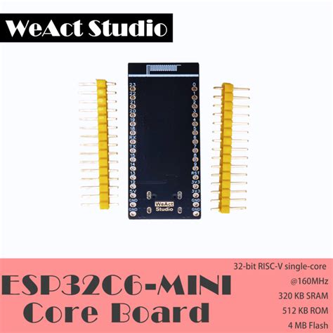 weact บอร์ดพัฒนา esp32 c6 mini esp32c6บอร์ดระบบต่ำสุดบอร์ดหลัก esp32