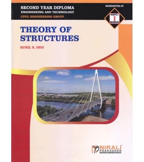 Nirali Theory Of Structures MSBTE Second Year Diploma Sem Civil Engineering Sunil S Deo