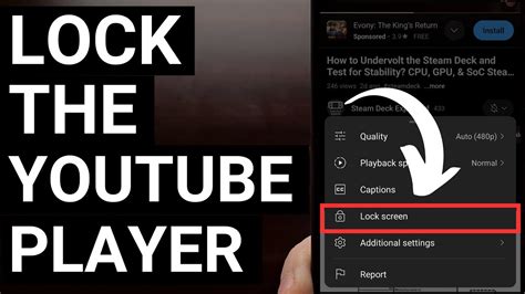 How To Lock The Controls In The YouTube App To Prevent Accidental Taps Or Swipes YouTube
