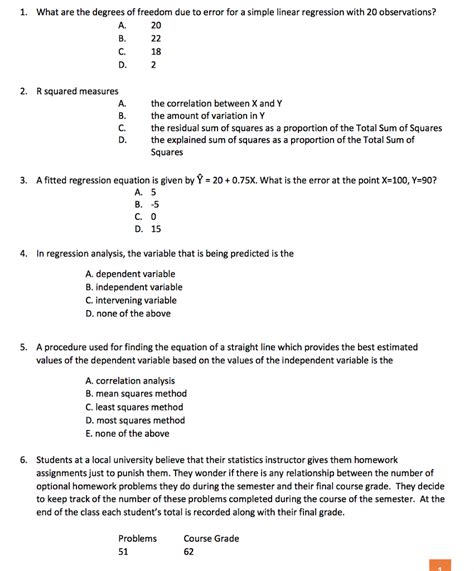 Solved What Are The Degrees Of Freedom Due To Error For A