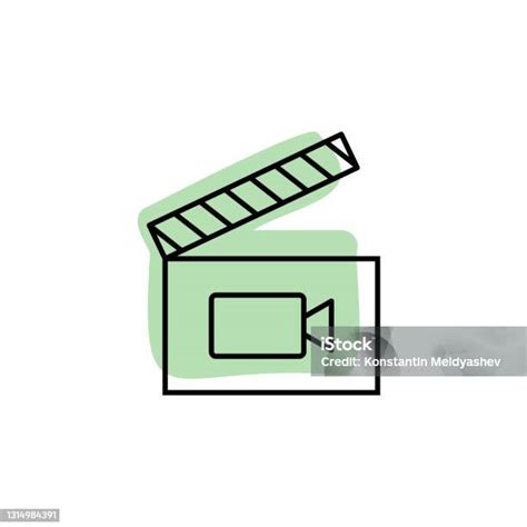 프레임 영화 영화 영화 영화 스크린 영화 세트의 컬러 섀도우 벡터 아이콘이 있는 클래퍼보드 3차원 형태에 대한 스톡 벡터 아트 및 기타 이미지 Istock