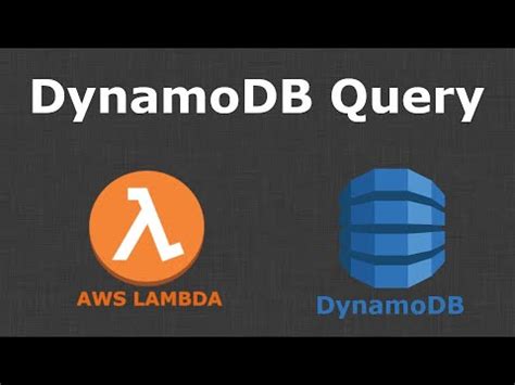 How To Query Your Dynamodb Tables With Serverless Youtube