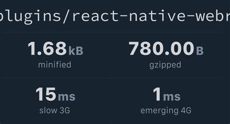 Config Pluginsreact Native Webrtc Bundlephobia