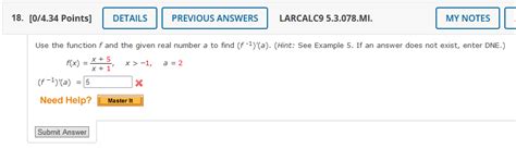 Solved Use The Function F And The Given Real Number A To Chegg Com