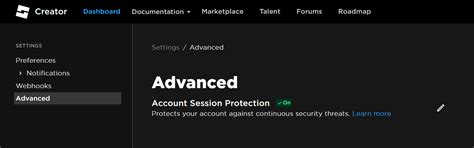 Account Session Protection Roblox Support