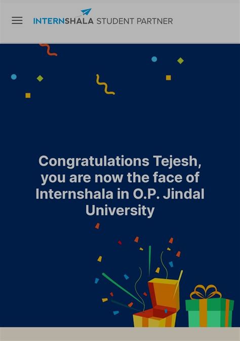 tejesh sahu on linkedin internship internshala connections college