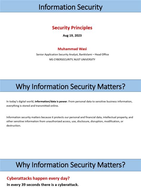 day 01 information security pdf information security security