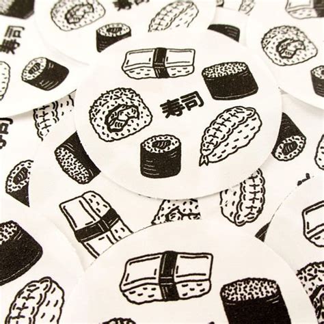 Sushi Patch Cute Patch Sew On Japan Patch Screen Printed Etsy