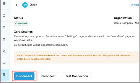 10 Disconnect And Reconnect To Xero Ezzybills