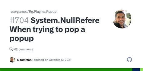 System Nullreferenceexception When Trying To Pop A Popup Issue Rotorgames Rg Plugins