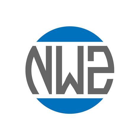 NWZ letter logo design on white background. NWZ creative initials ...