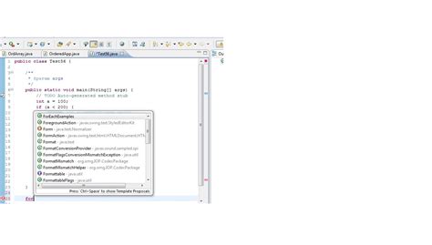 Solved If For Loop Auto Populate In Eclipse Experts Exchange