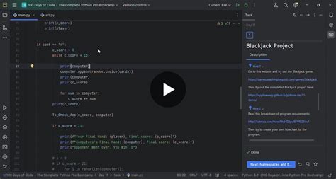 Python Debugging 100daysofcode Blackjackgame Lessonslearned Swapnil Devale