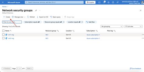 How To Create And Configure Network Security Groups Dev Community