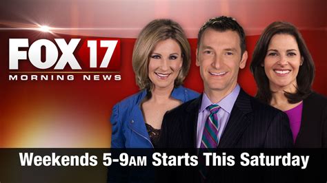 Just 4 Days Until The Start Of Fox 17 Morning News On The Weekends
