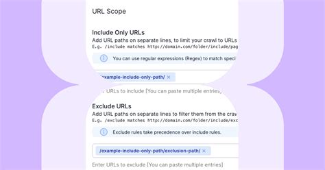 Restricting A Crawl To Certain Pages Lumar