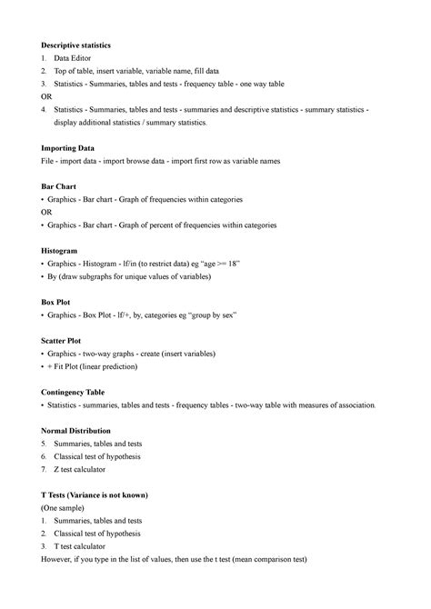 Using Stata Descriptive Statistics Data Editor Top Of Table Insert
